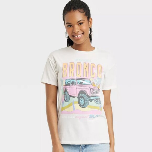 Ford | Tops | Nwt Womens Ford Bronco Short Sleeve Graphic Tshirt ...